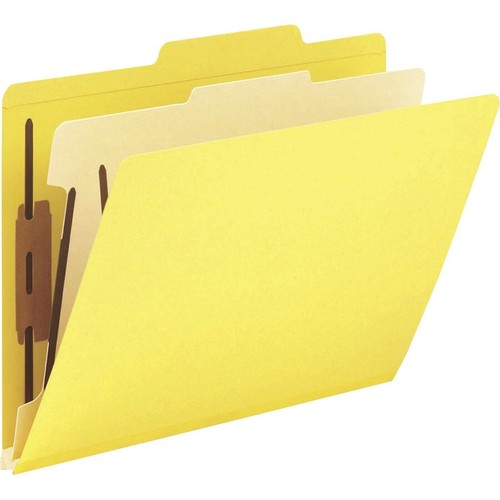 Smead 13704 Yellow Classification File Folders - Letter - 8.50" X 11 ...