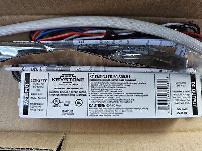 Keystone LED Emergency Back-Up Driver (DRIVER ONLY) (KT-EMRG-LED-5-500 ...