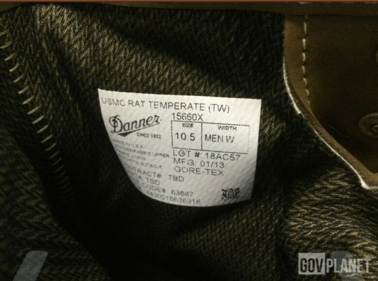 USMC Danner Desert RAT Boots Mojave GTX Gore-Tex Military 10.5 W Wide ...