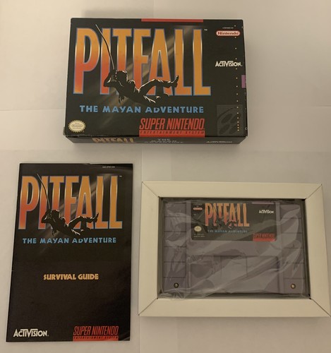 Super Nintendo SNES Pitfall :The Mayan Adventure | eBay