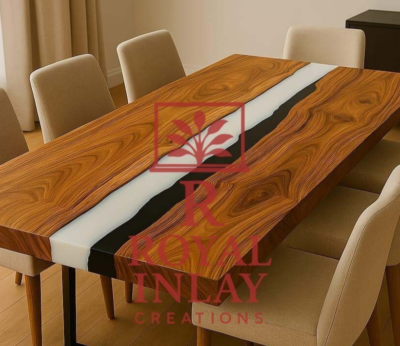 Wood Dining Table Inlay