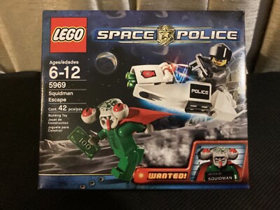 Lego Space Police Squidman Escape 5969 hover bike 2009 | eBay