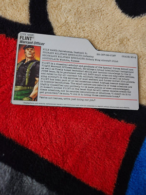 Vintage GI Joe Trading File Card 2005 Flint V10 | eBay