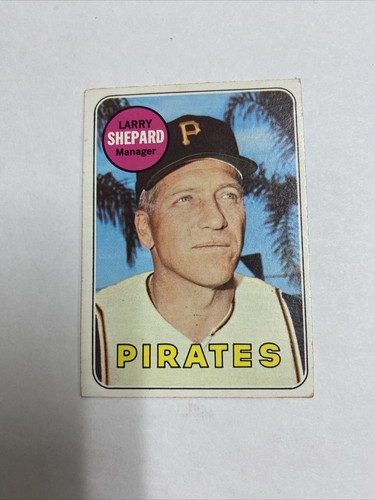 1969 Topps Baseball Larry Shepard Pittsburgh Pirates Card #384 | eBay
