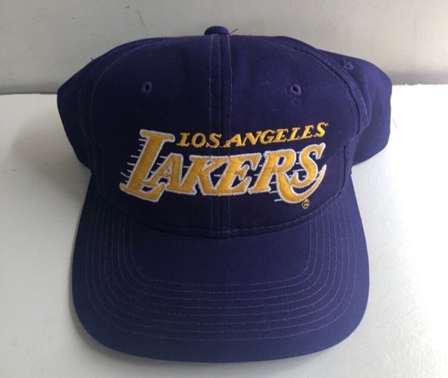 Vintage 90s Los Angeles Lakers LA Sports Specialties Script Twill ...