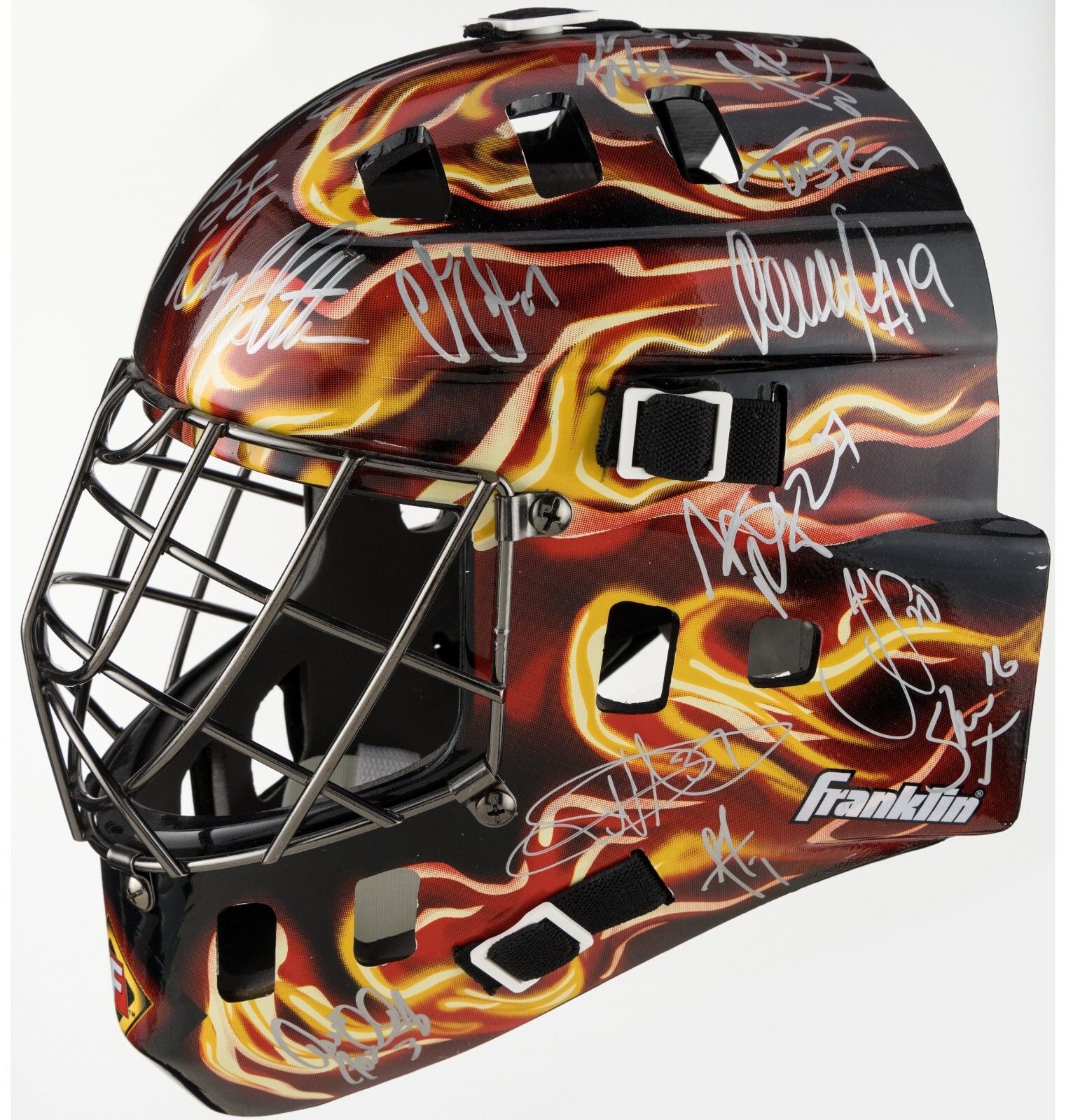 2004 Calgary Flames Stanley Cup Team Signed Full Size Goalie Mask ...