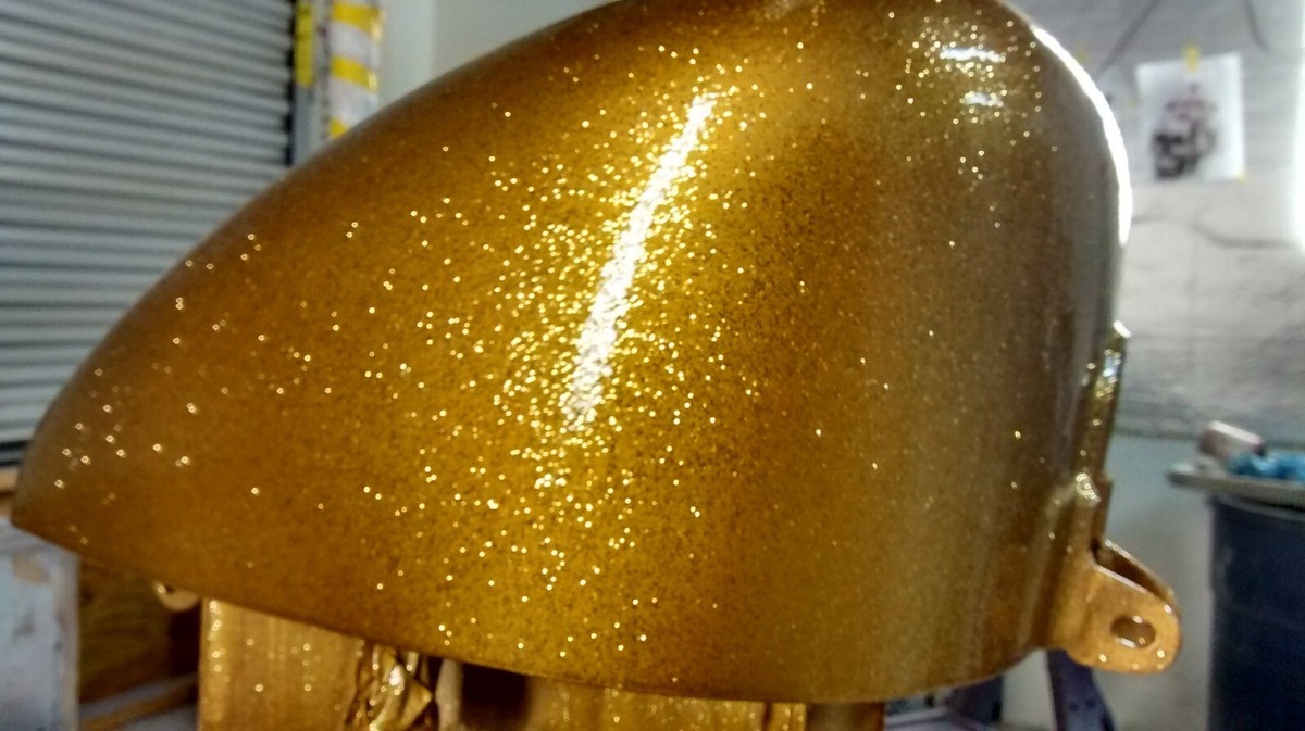 Gold Flake Paint Inca Gold Metal Flake | Pearls And Pigment