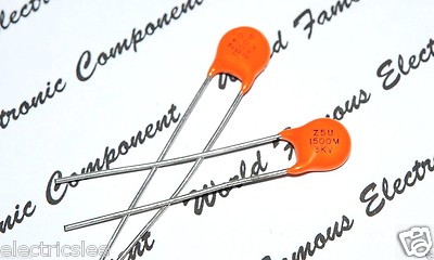 20pcs - SCIENTIFIC 1500P / 1.5nF 3000V (3KV) Z5U 7.5mm Ceramic ...