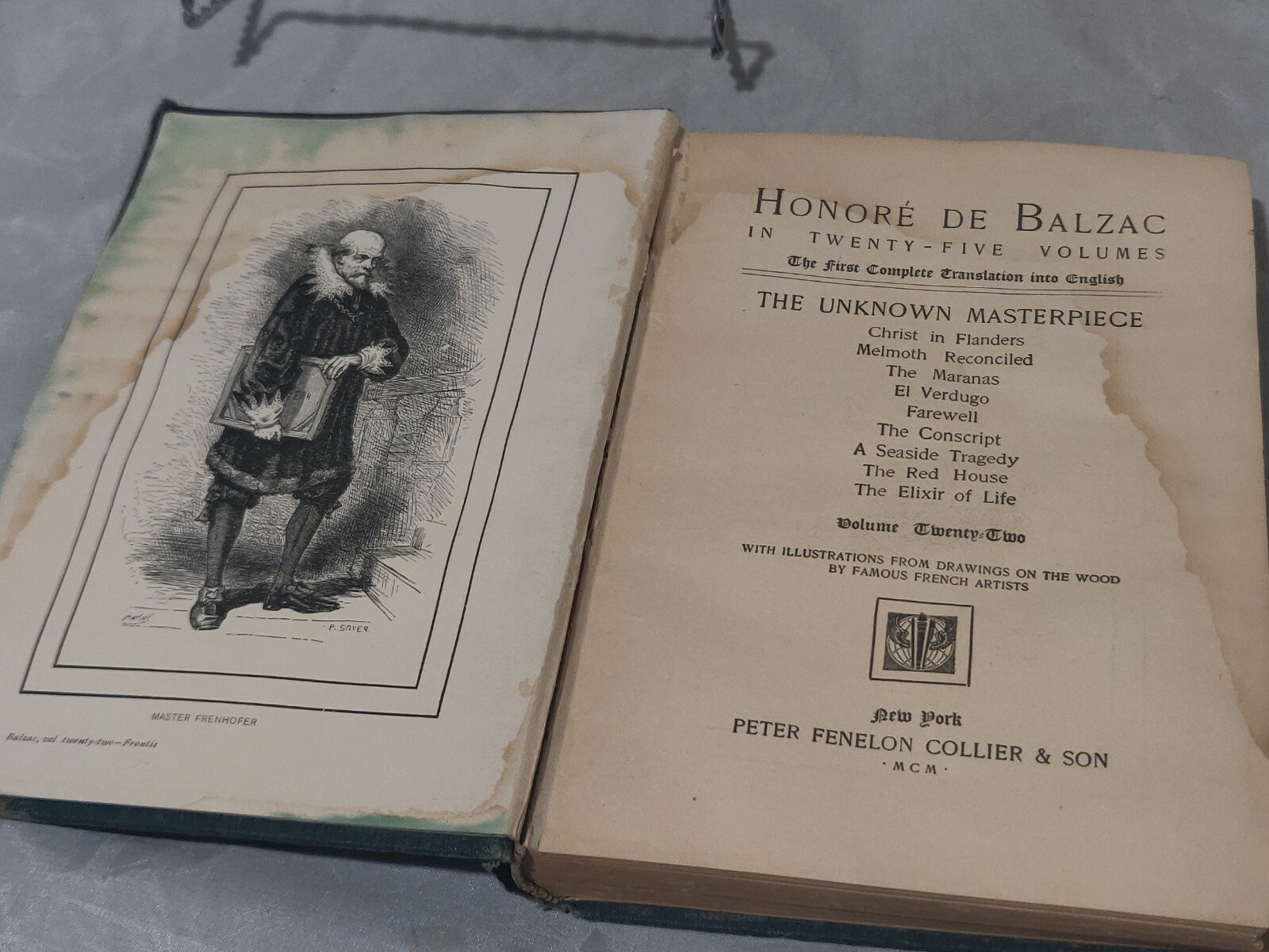 HONORE DE BALZAC 1900 Volume Book HC Set of 2 | eBay