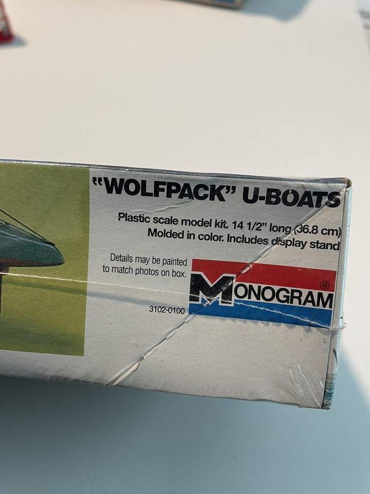 Monogram German Wolfpack U-Boats 3102 Model Kit Factory Sealed | eBay