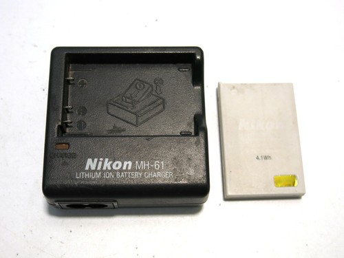 OEM Nikon MH-61 Li-ion Battery Charger with Nikon EN-EL5 Battery | eBay