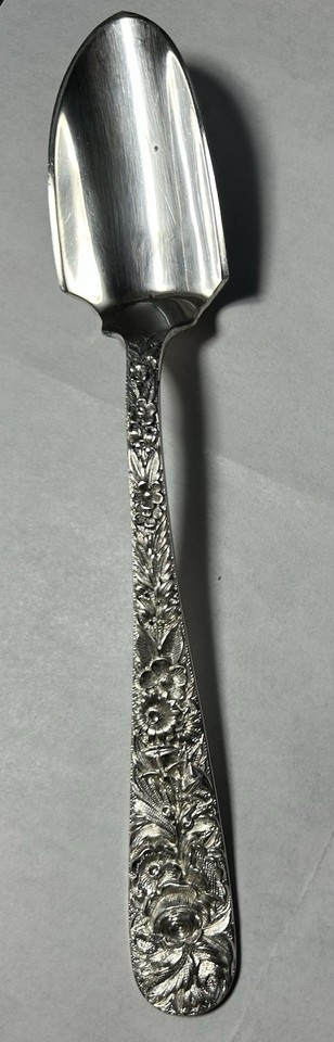 S. Kirk & Son Repousse Sterling Silver Berry/ Solid Cheese Spoon | eBay