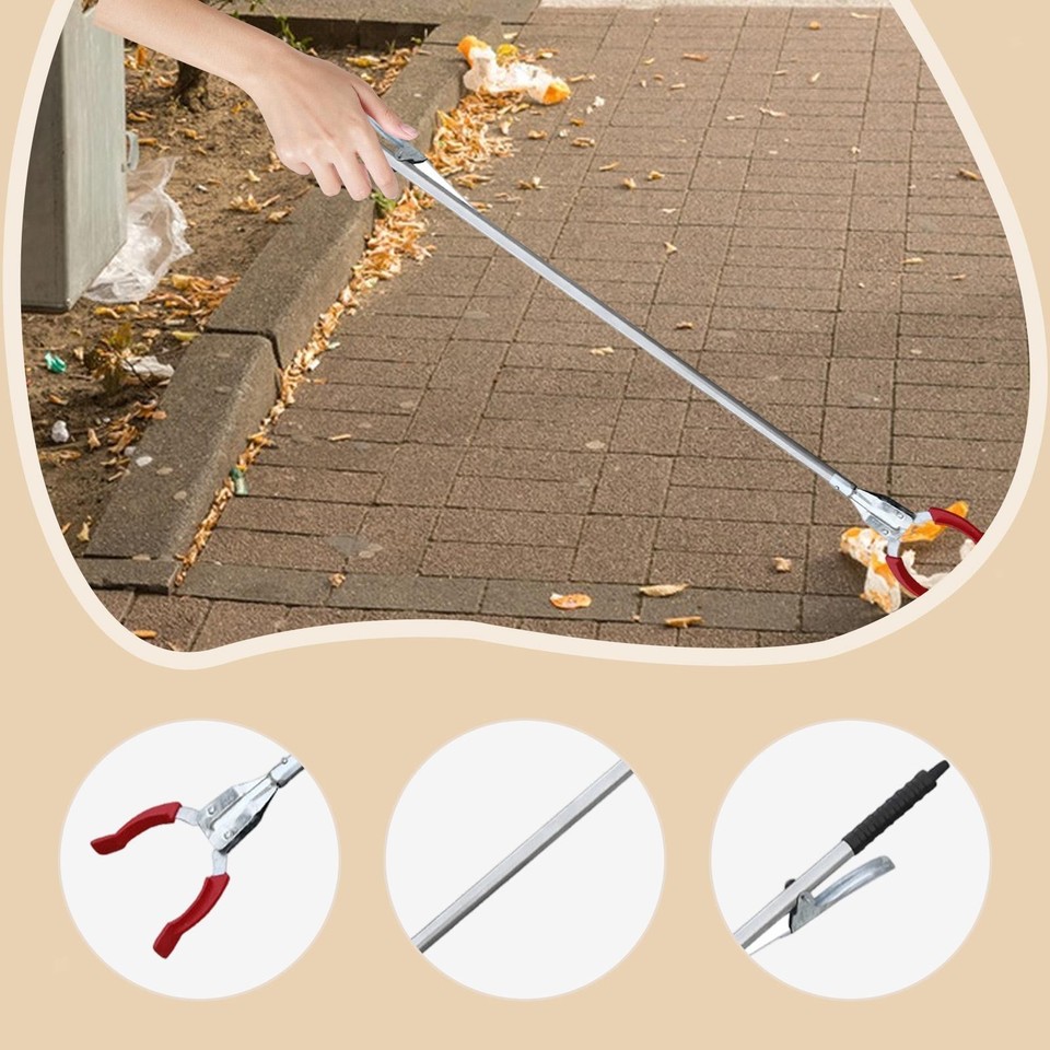 Long Reacher Grabber 35.04inch Trash Claw Elderly Reaching Aid Pick up ...