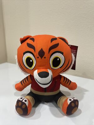 Kung Fu Panda Sitting BABY TIGR Plush 9" Stuffed Animal Dreamworks Toy ...
