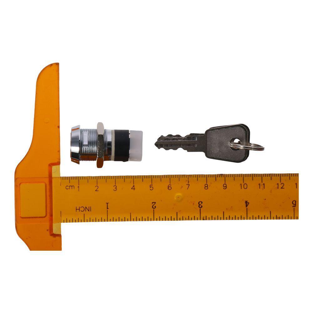 19mm Electric Keylock 2 Positions Push Button Switch Easy Installation ...