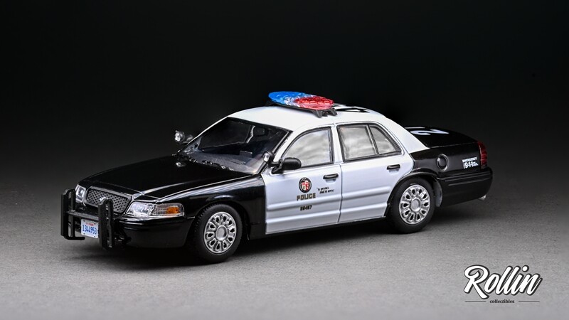 Rollin 1:64 Ford CV NYPD/LAPD Police Car Victoria Crown Diecast Toy Car ...