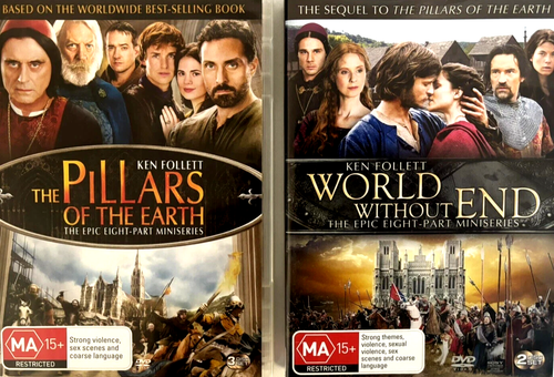 The Pillars of the Earth & World Without End (DVD, 5 Discs) NEW | eBay ...