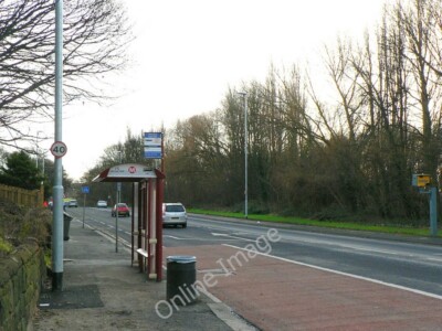 Photo 6x4 Bus stop, Abbey Road, Vesper Walk, Kirkstall Horsforth This ...