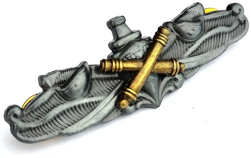 US Navy Surface Warfare Field Artillery Badge Pin USN ESWS Military ...