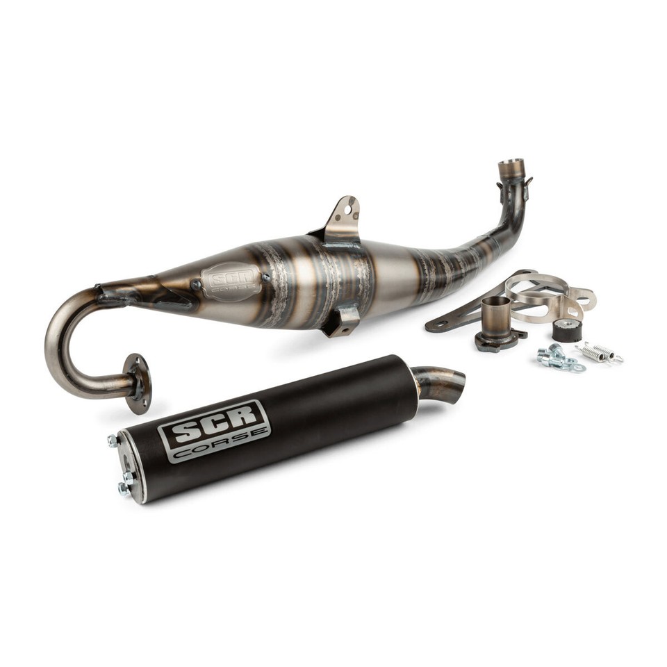 Exhaust Pipe SCR Hand Made 70 MBK Nitro Aerox Horizontal Minarelli ...