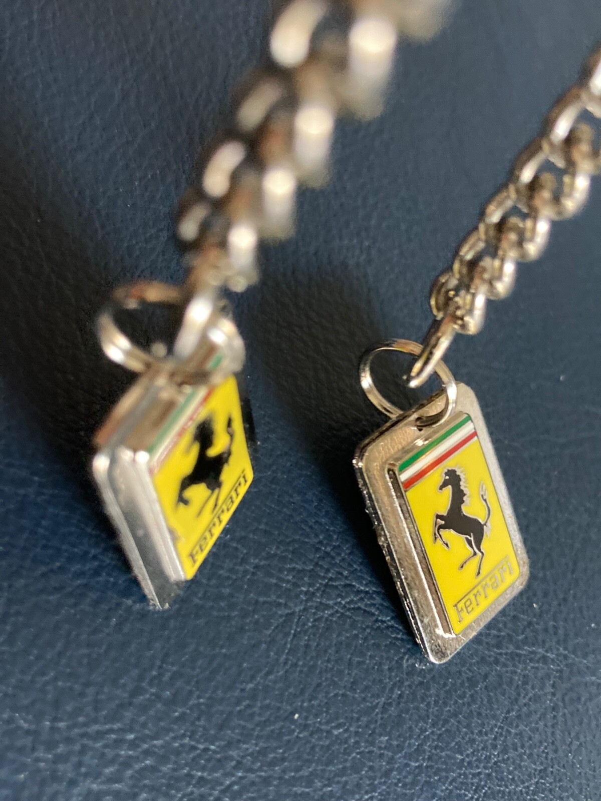 RARE VINTAGE LOT FERRARI Key Chain : Stunning - Made ITALY - 1970's ...