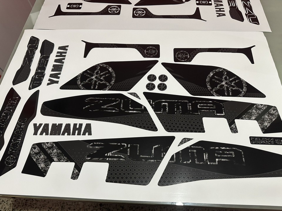 Kit Graficas Forged Carbon Fiber Yamaha Zuma Chuma 2022-2024 | eBay