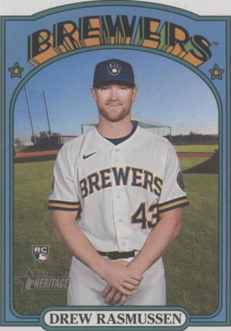 2021 Topps Heritage High Number - SP Drew Rasmussen #704 (RC) for sale ...