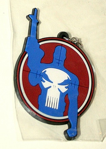 Marvel Comics The Punisher Logo Large Soft Key Chain New NOS | eBay
