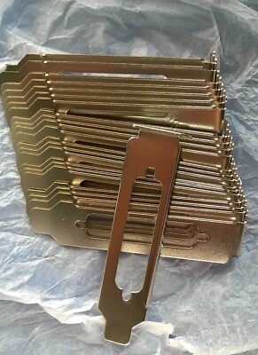 50pcs,DB25 LPT Parallel Low Profile PCI PCI-E Bracket Plate for 2U DELL ...