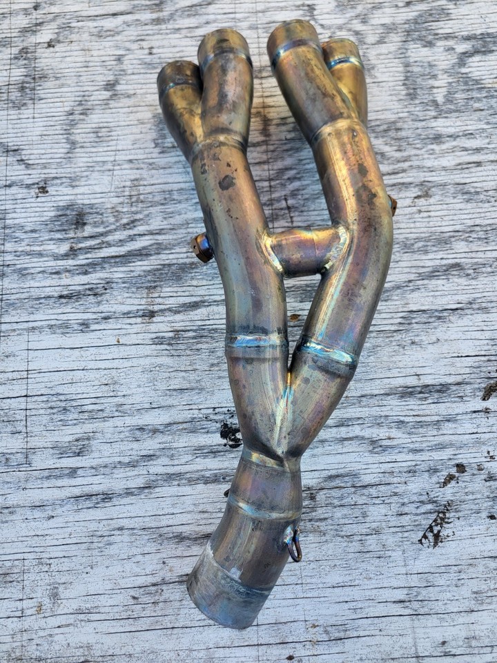 2015-2025 Yamaha YZF-R1 R1M Akrapovic Titanium Collector Pipe C-Y10ET3 ...