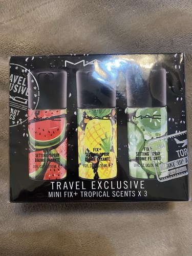 MAC Travel Exclusive Mini Fix + Tropical Scents X 3 Setting Spray Kit ...