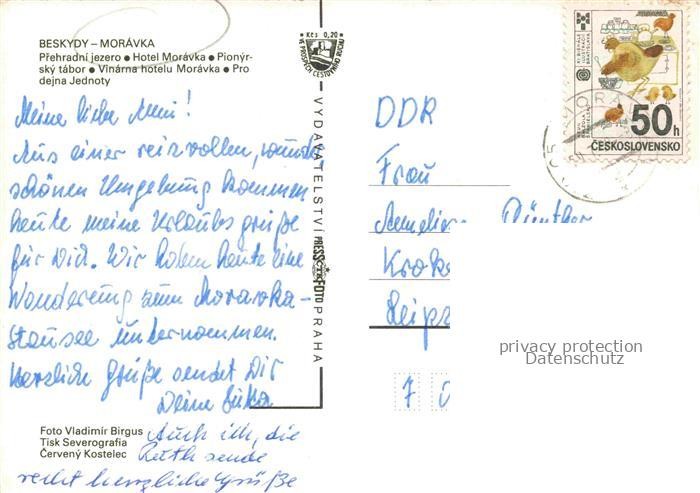 Moravka Morawka Beskydy CZ Landschaftspanorama See Hotels Pionierlager ...