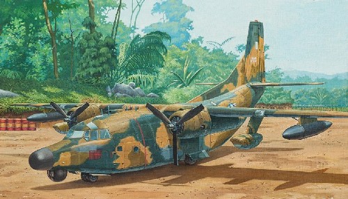 Roden Models 58 1:72 Fairchild NC/AC-123K Black Spot Provider Military ...