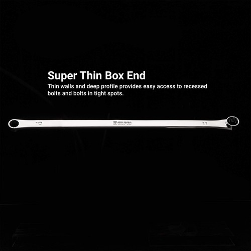 Capri Tools 0 Degree Offset Extra Long Box End Wrench Set, SAE, 1/4-3/4 ...