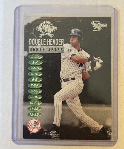 1998 SkyBox Dugout Axcess #4DH Derek Jeter Double Header | eBay