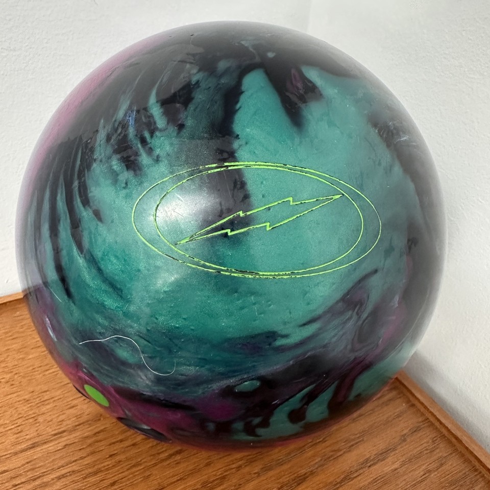 Storm Phaze III 3 Purple Green Black Bowling Ball 15lbs Made in USA USBC Drilled | eBay