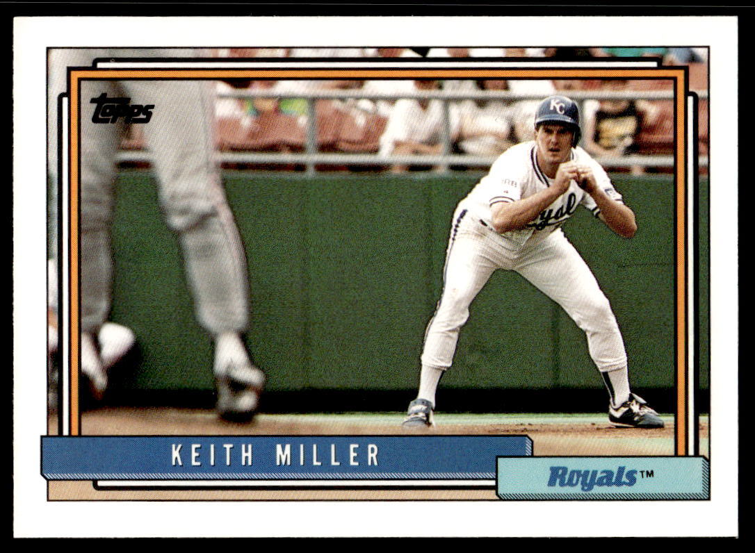 1992 Topps Traded 73T Keith Miller Kansas City Royals Baseball Card | eBay