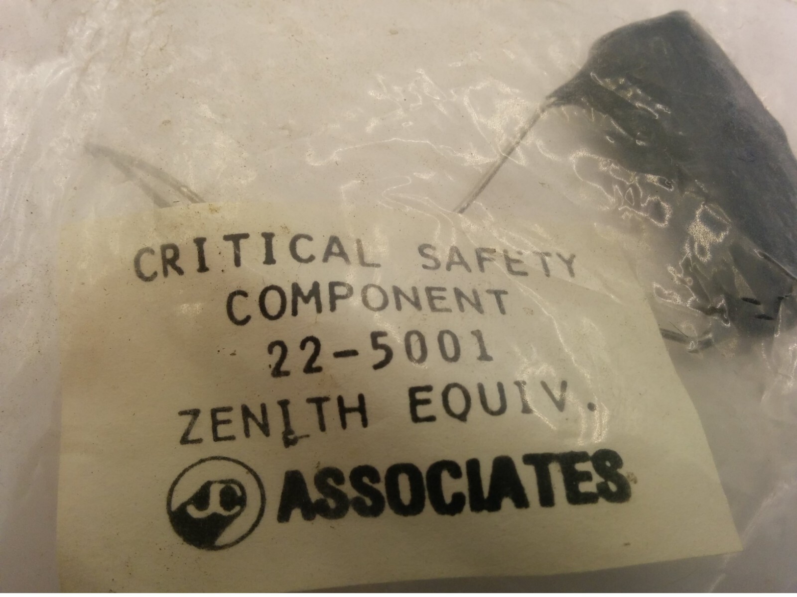 VINTAGE ZENITH 22-5001 CAPACITOR, CRITICAL SAFETY COMPONENT (LOT OF 3 ...