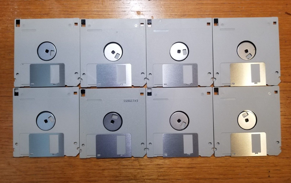 Genuine Microsoft MS Windows for Workgroups 3.11 - Eight 3.5" Floppy ...
