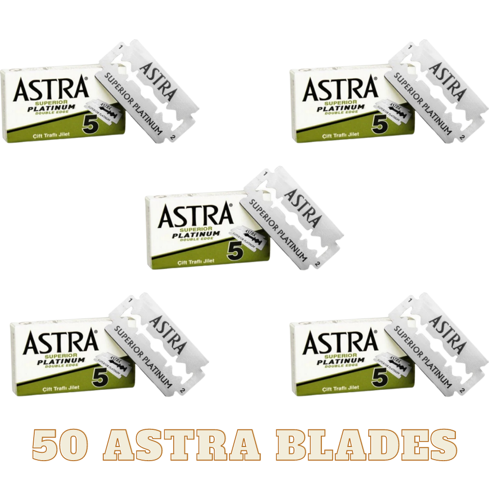Astra Sharp Double Edge Safety Razor Shaving Blades Barber Salon Men ...