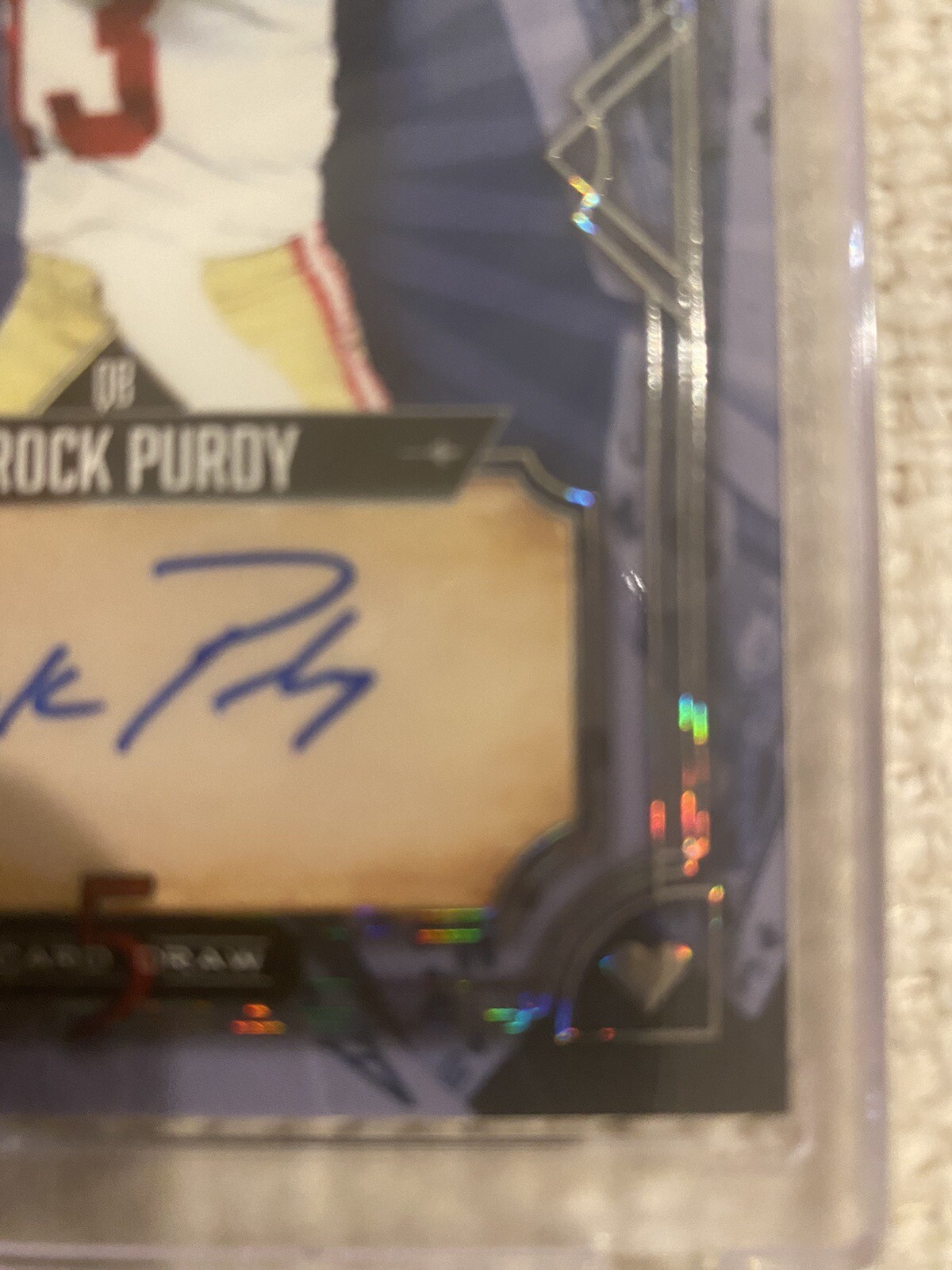 2022 Wild Card 5 Card Draw BROCK PURDY AUTO RC 1/2 San Fran 49ers ...