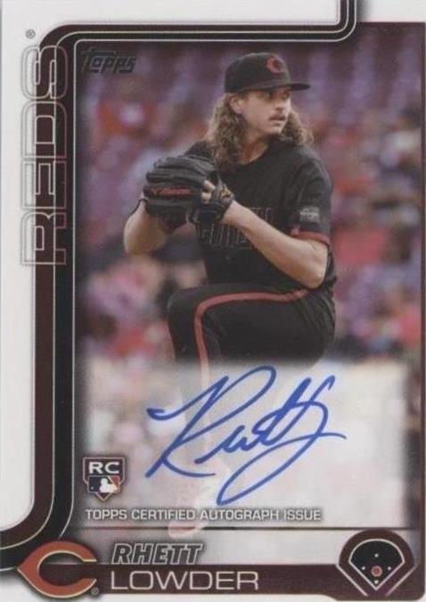 2025 Topps Series 1 - Flagship Real One Autographs Rhett Lowder #205 ...