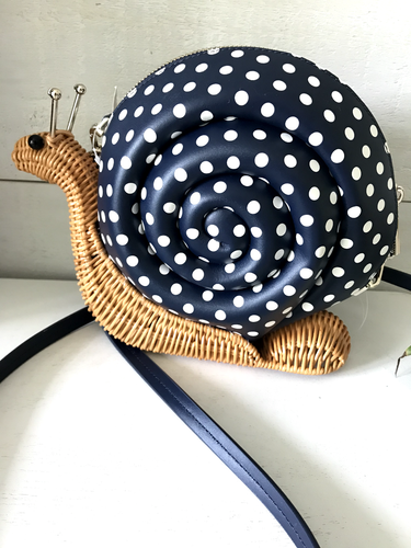 kate spade new york Scarlett Snail Wicker Crossbody Handbag, Medium ...