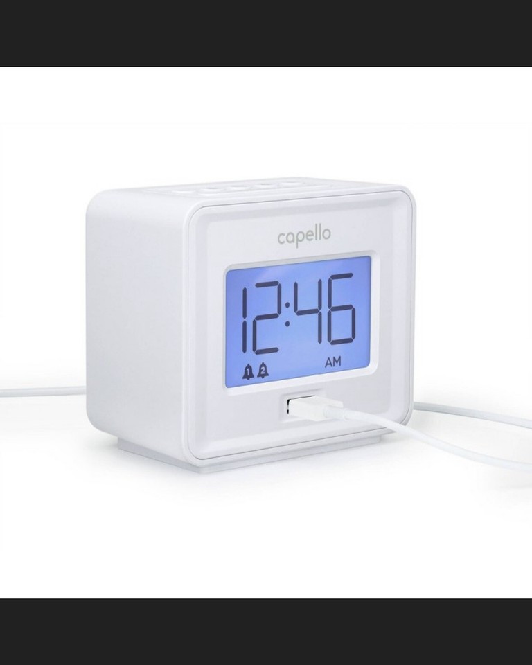 Capello - Dual Alarm Clock with USB Phone Charger | eBay