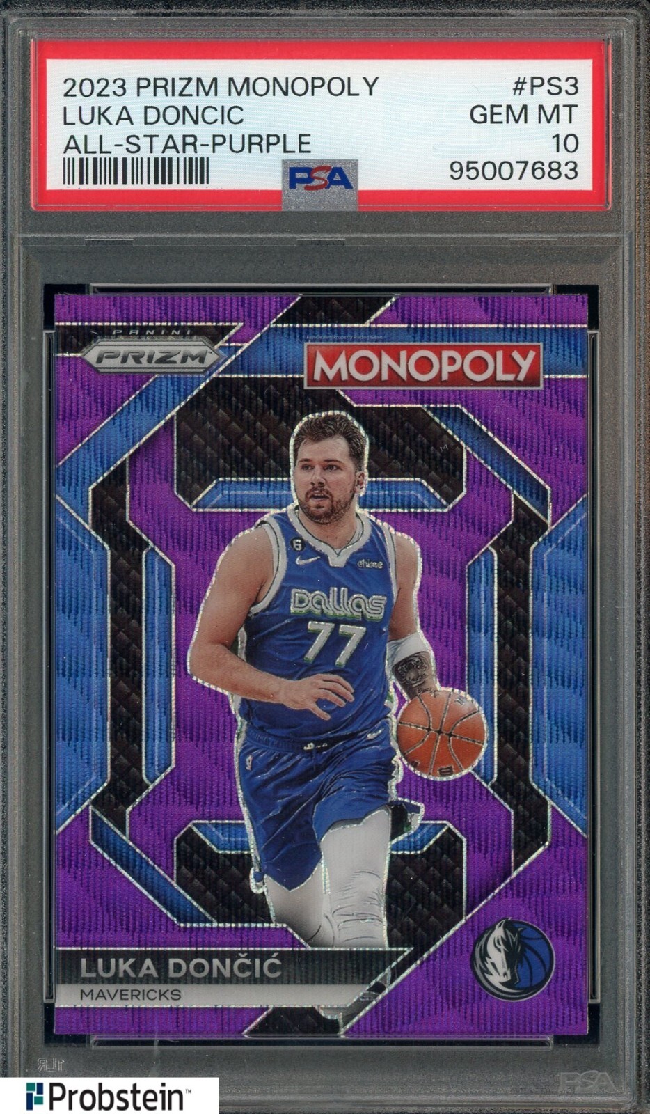 2023-24 Panini Monopoly Purple Wave Prizm All-Star Luka Doncic ...