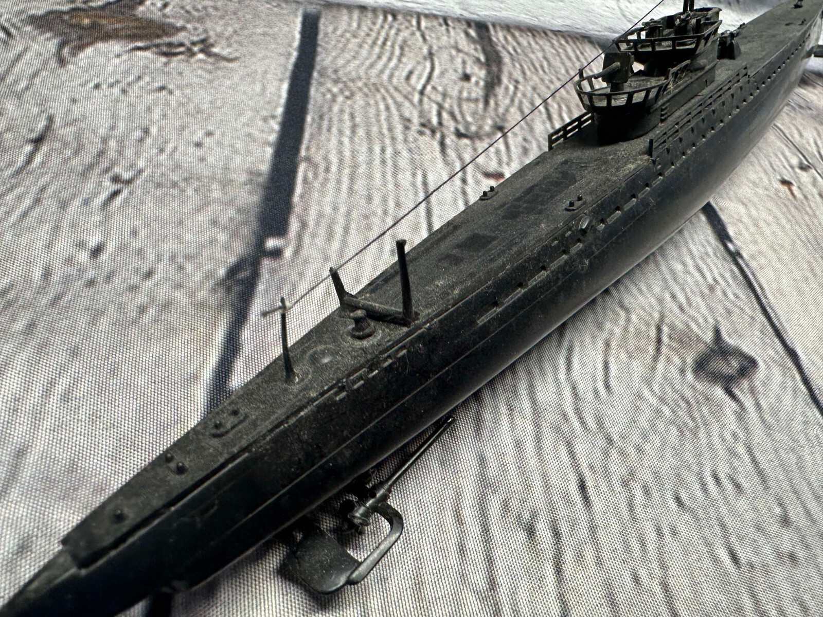 Aurora FF German Wolfpack U-Boat 716 MODEL PLASTIC 1961 1/600 SCALE | eBay