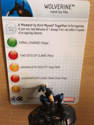 Marvel Heroclix Galactic Guardians wolverine Heroclix 103 (Limited ...