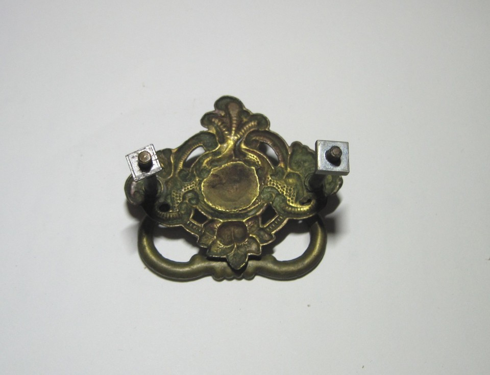 Vintage Antique Singer Treadle Sewing Machine Drawer Pull Brass Ornate ...