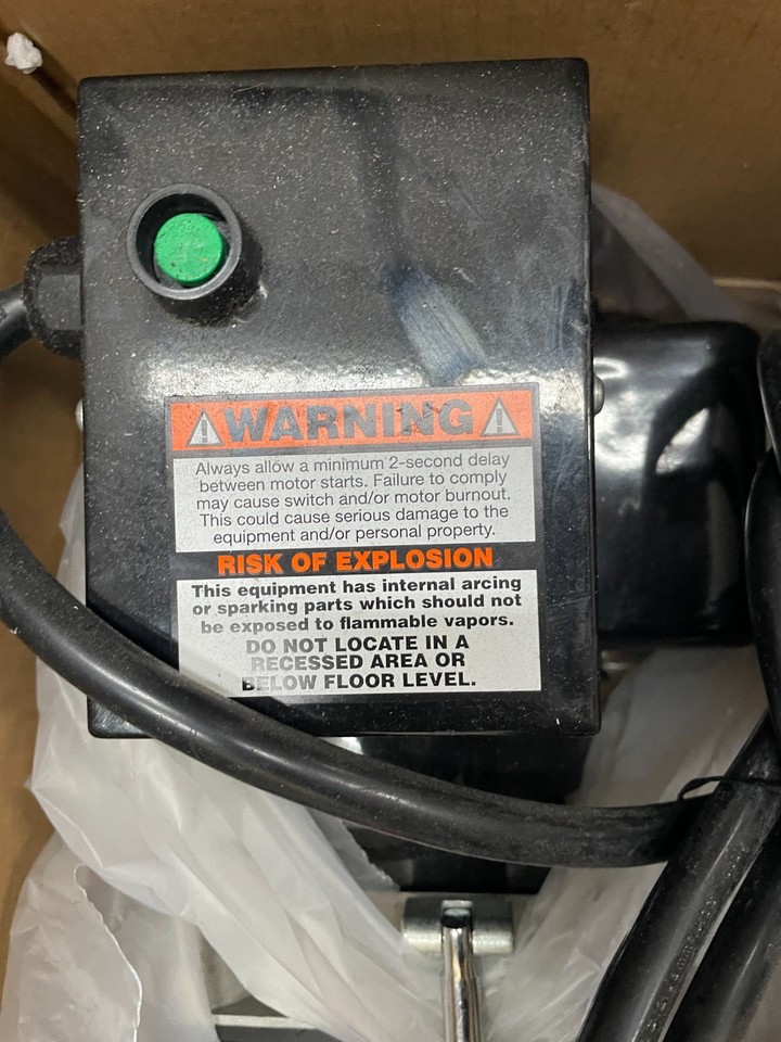 BendPak Hydraulic Lift Power Unit 2500 PRV 110V 1.5 HP Motor E1.2B3F1 ...