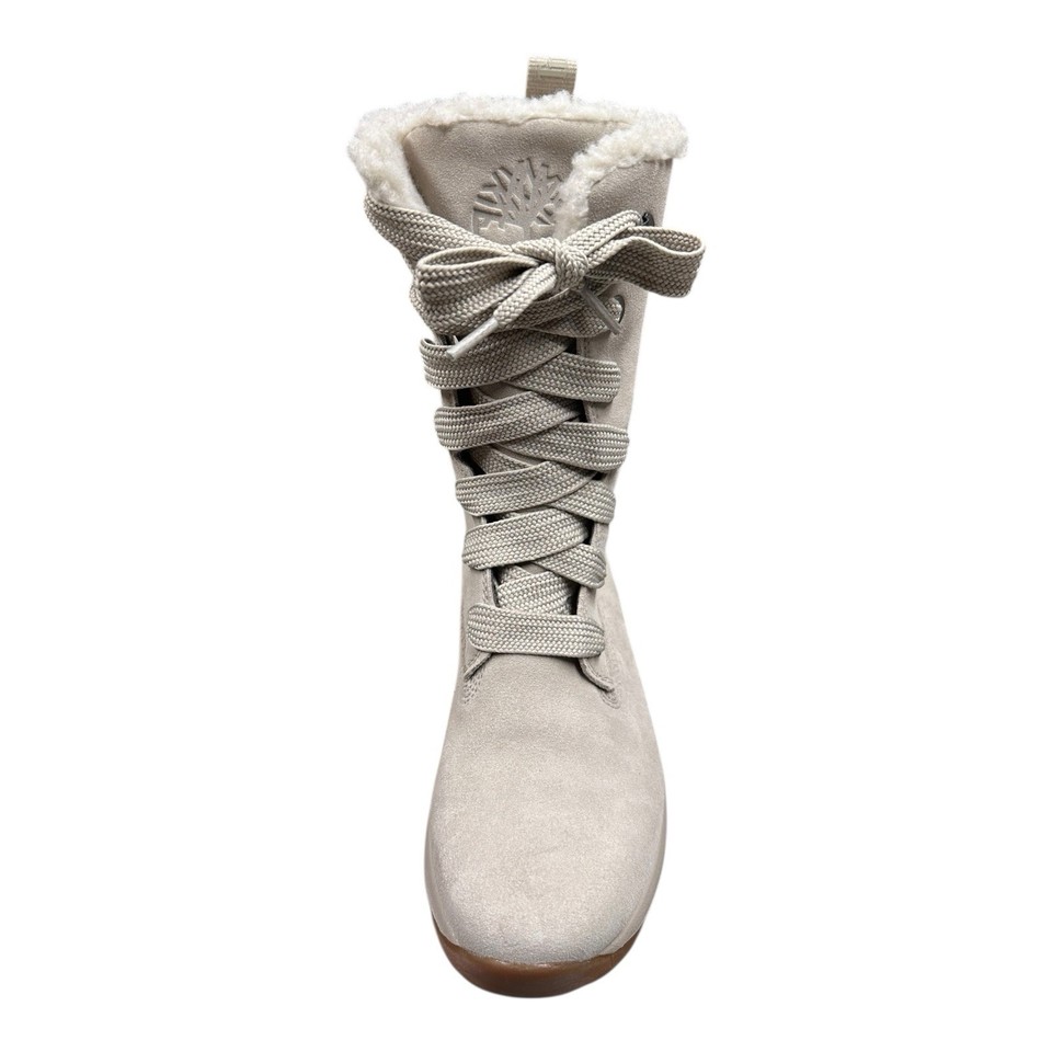 Wmns Timberland Mabel Town Waterproof Light Taupe Suede Mid Boot ...